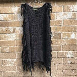 Anthropologie | Sweaters | Anthropology Shag Vest Label Maude | Poshmark